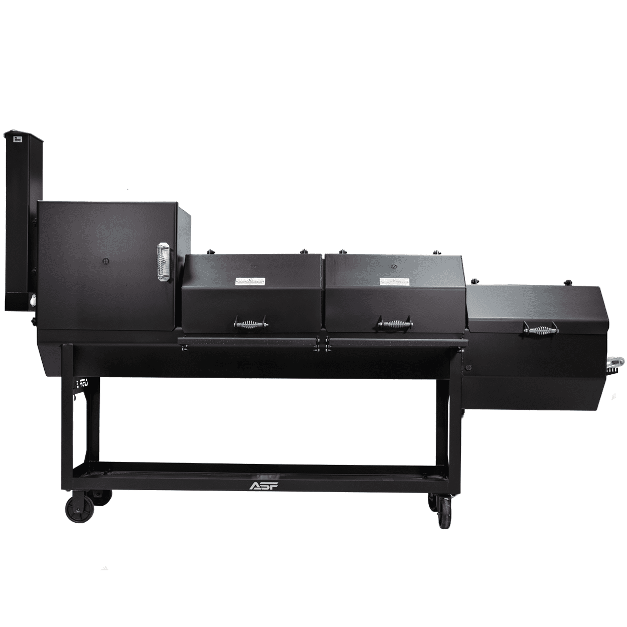 Heavy-Duty BBQ Smoker | Large Smoker Grill with Fire Box