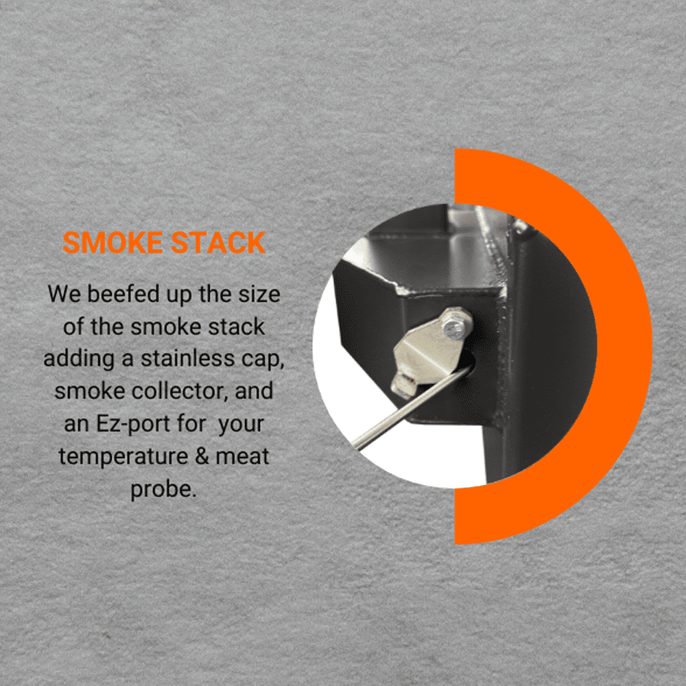 3/16" Steel Firebox BBQ Pit | All Seasons Feeders