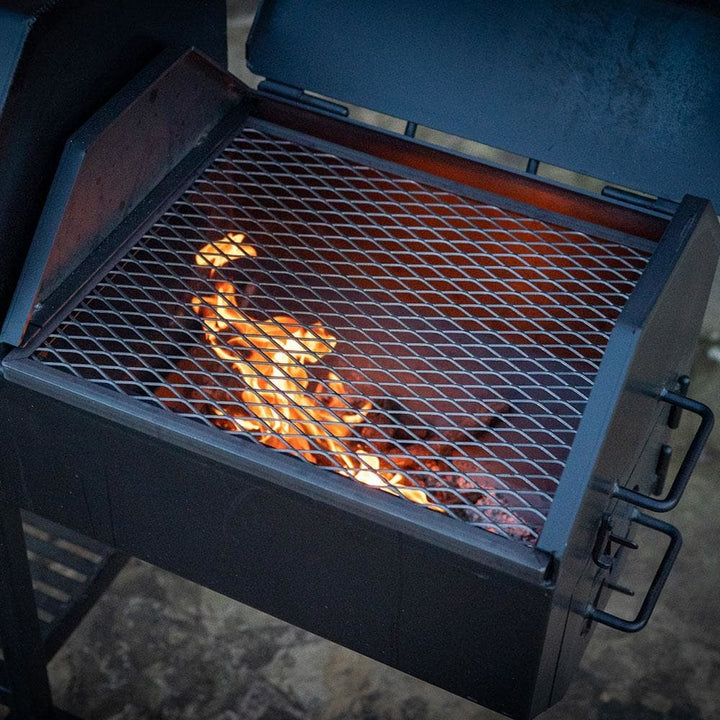 3/16" Steel Firebox BBQ Pit | All Seasons Feeders