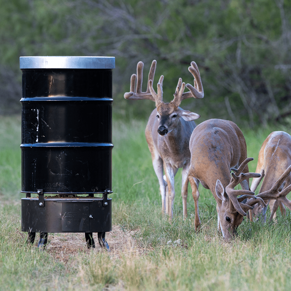 ASF Barrel Buddy Deer Feeder | 55-Gallon Drum Deer Feeder