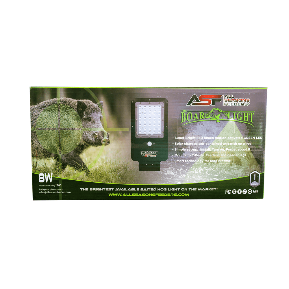 Green Hog Hunting Light | ASF Boar Light | All Seasons Feeders